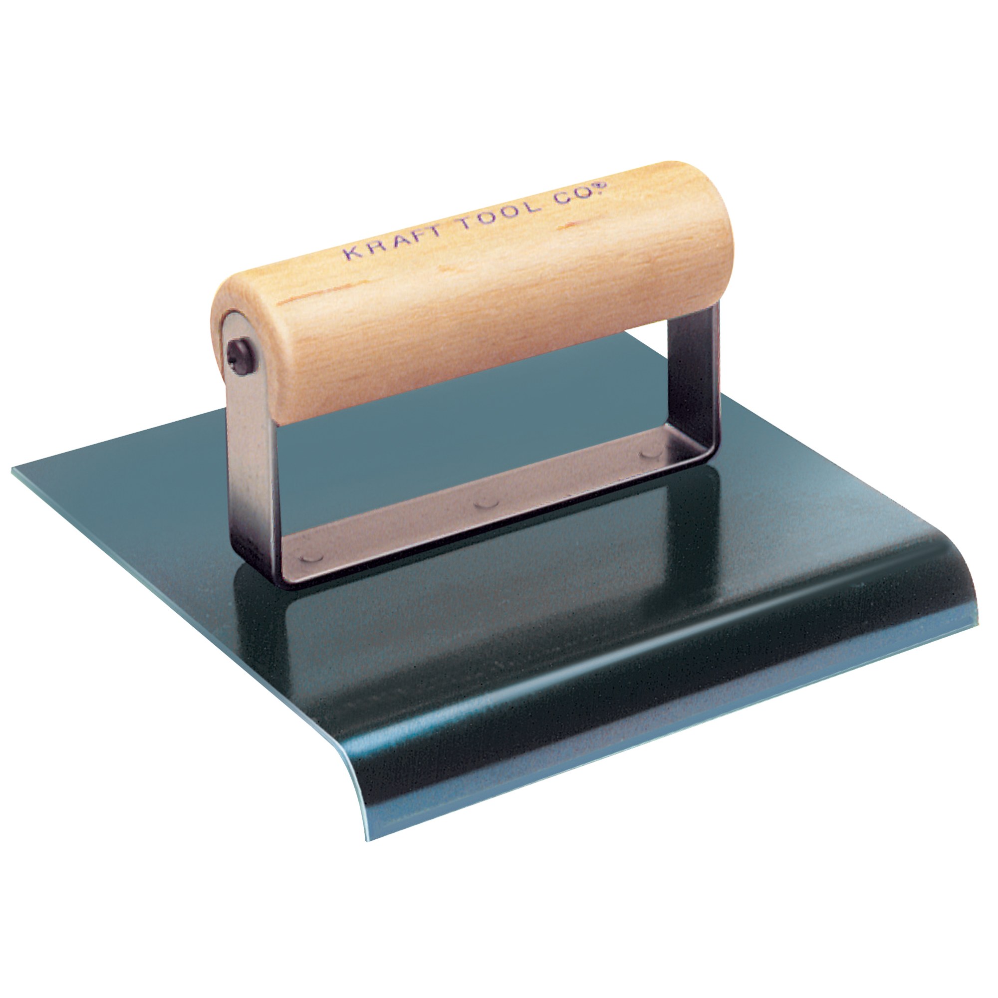 New 6" x 6" 1/2"R Blue Steel Edger with Wood Handle Attachment for sale ...